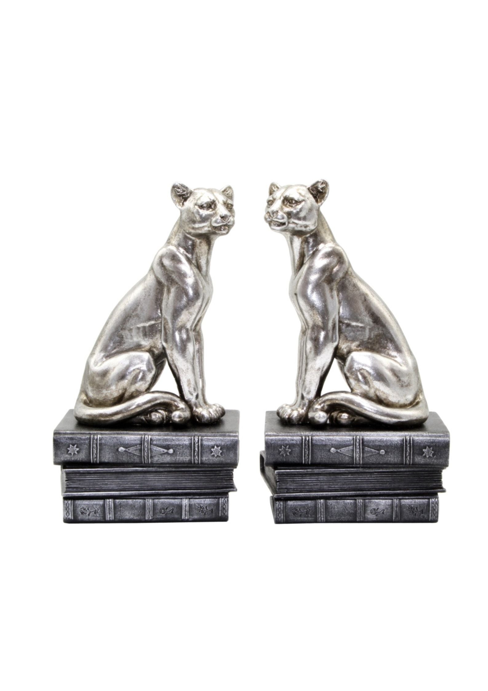Ornament / Bookends Leopard 2 styles 29cms – Fairy Mount Gardens