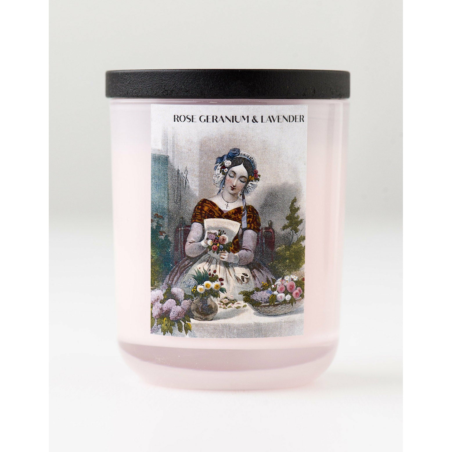 Rose Geranium & Lavender Soy Candle – Fairy Mount Gardens