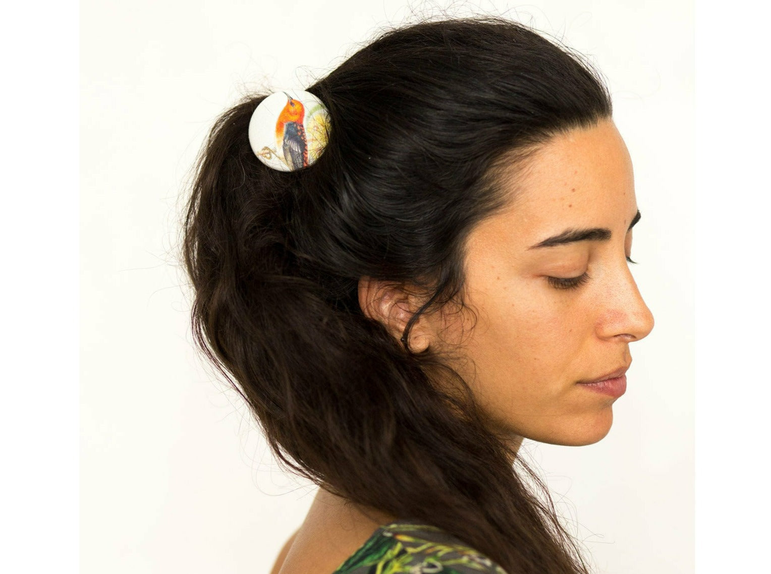 Hair Accessory / Button Hair tie – Fairy Mount Gardens